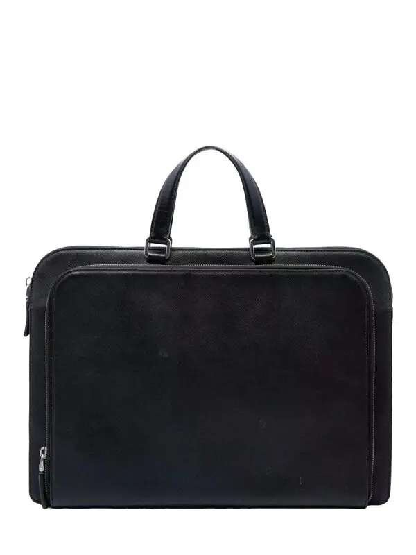 Prada 2013-2026 Saffiano Business Bag - Black