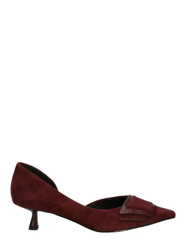 BIBI LOU Pointed-toe Suede Pumps - Red