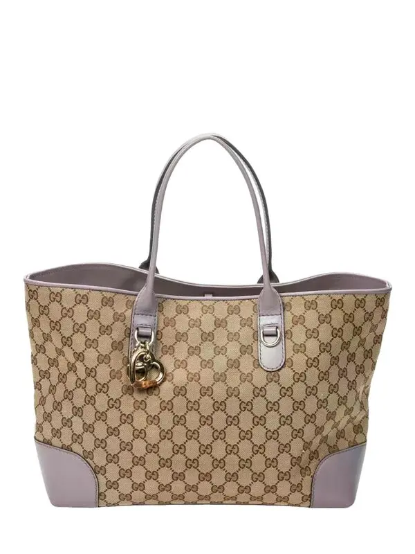 Gucci Heart Bit Tote Bag - Neutrals