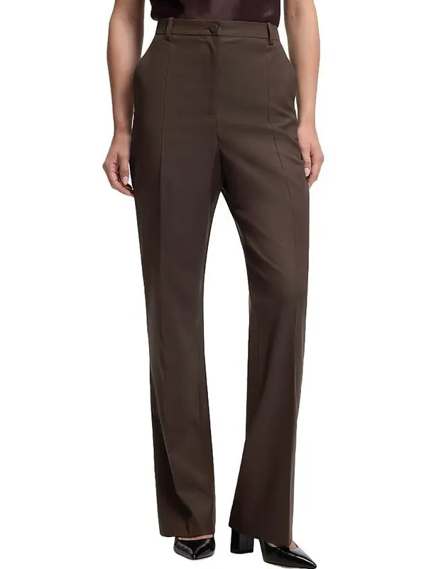 Hugo Boss Telasa Wool Straight Pants - Open Misc