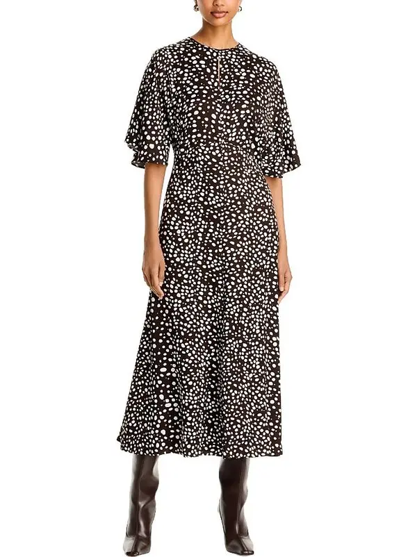 Hugo Boss Donazati Flutter Sleeve Midi Dress Exclusive - Open Misc