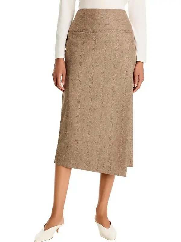 Hugo Boss Vornara Faux Wrap Midi Pencil Skirt Exclusive - Open Misc