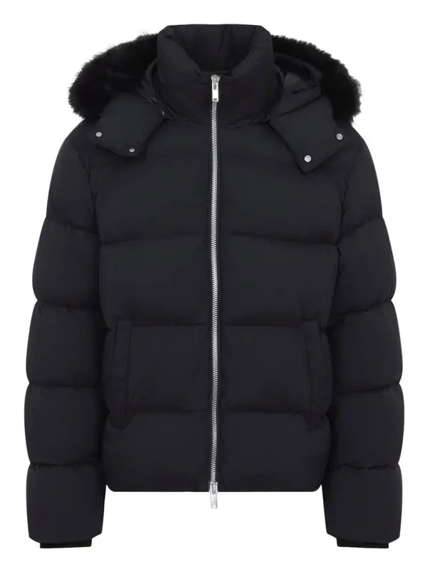 Moose Knuckles Everest Hooded Puffer Jacket - Black