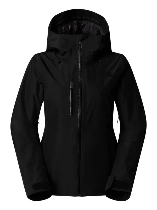 The North Face Polyurethane-coated Hooded Ski Jacket With Powder Skirt & Venting - Nero