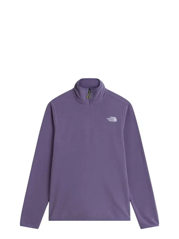The North Face Reversible Mini 1/4-zip Sweatshirt With Hidden Pocket Zippers - Viola