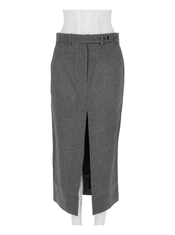 Co Wool & Cashmere Mini Skirt - Grey