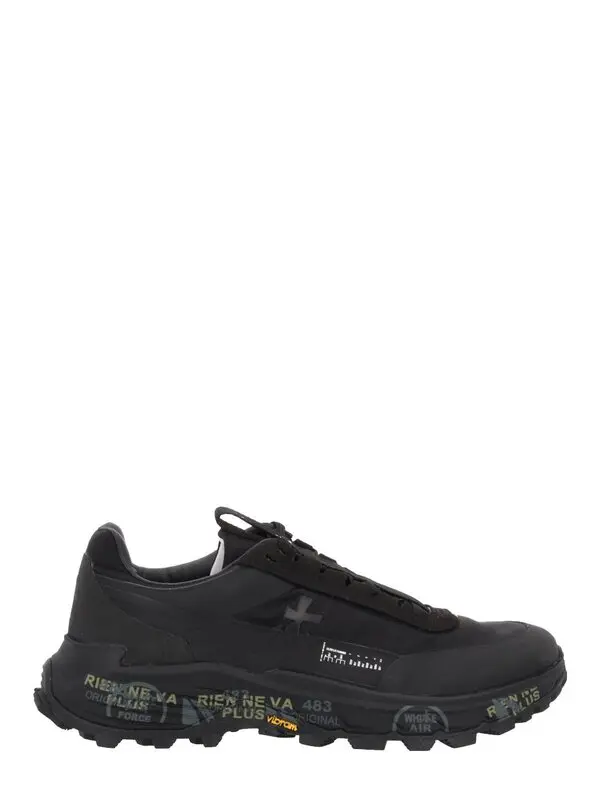 Premiata Devin 433 Panelled Sneakers - Black