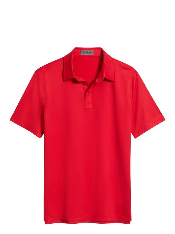 G/fore Solid Tech Jersey Performance Polo - Ruby