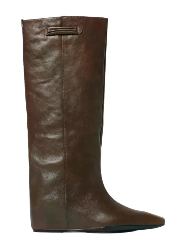 PALOMA BARCELO Judith Leather Boots - Brown