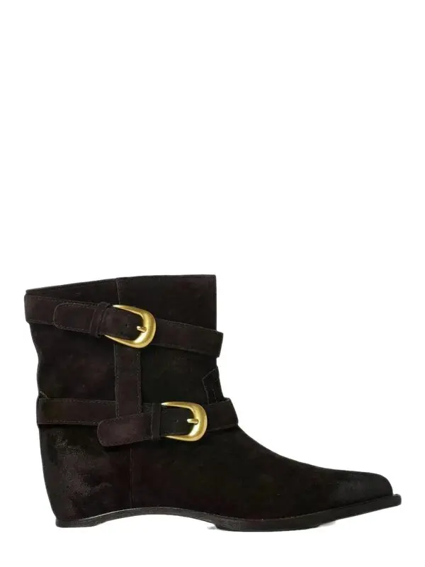 PALOMA BARCELO Riley Leather Boots - Brown