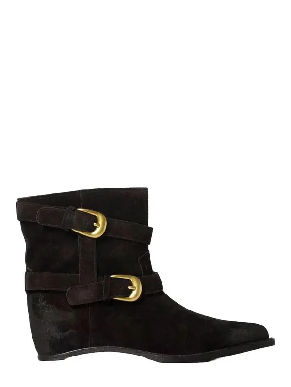 PALOMA BARCELO Riley Leather Boots - Brown