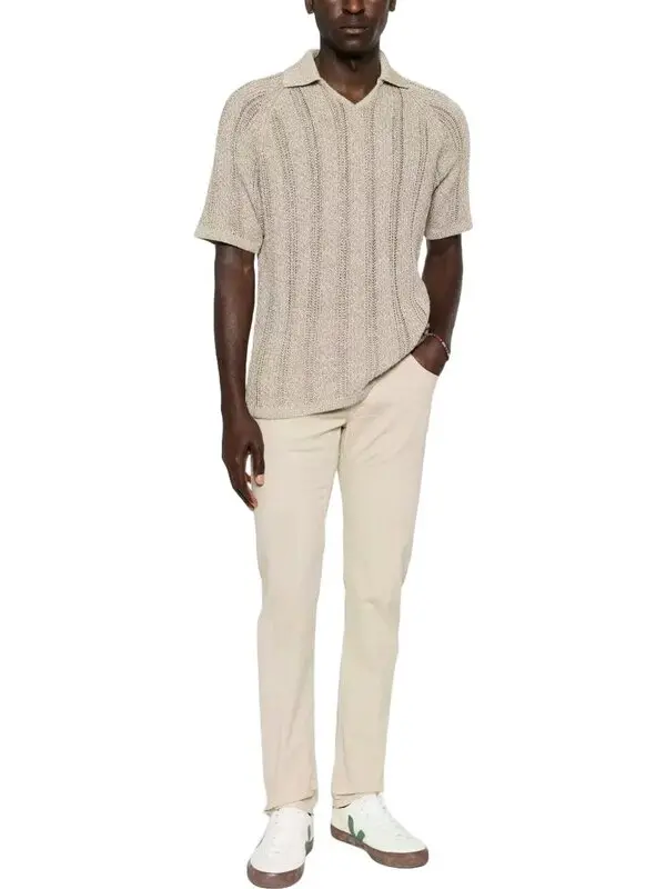 JACOB COHЁN Nick Slim-fit Trousers - Neutrals