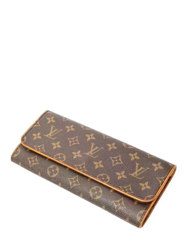 LOUIS VUITTON Gm Twin Monogram Shoulder Bag - Brown
