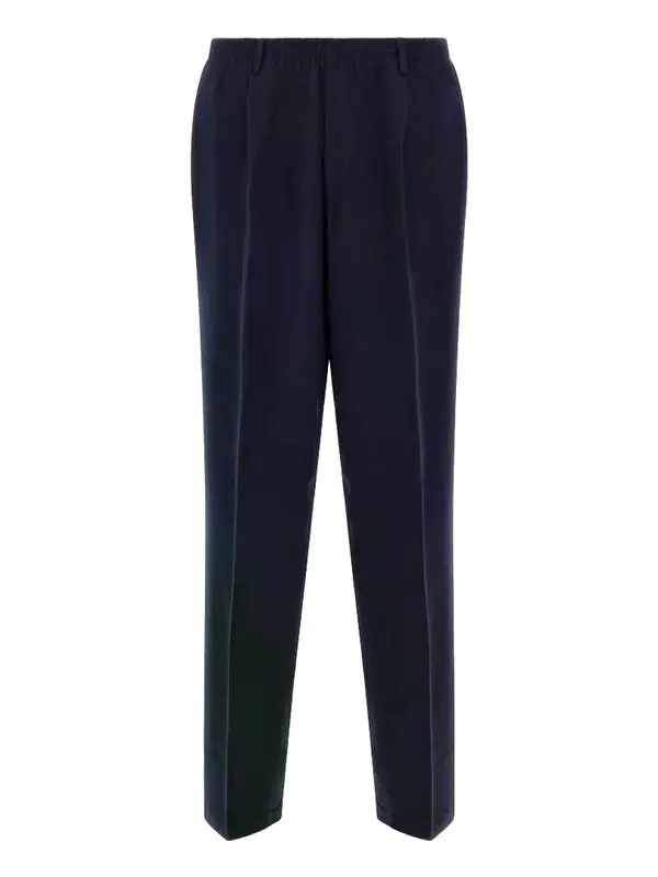 CELLAR DOOR Ezio Darted Straight-leg Trousers - Blue