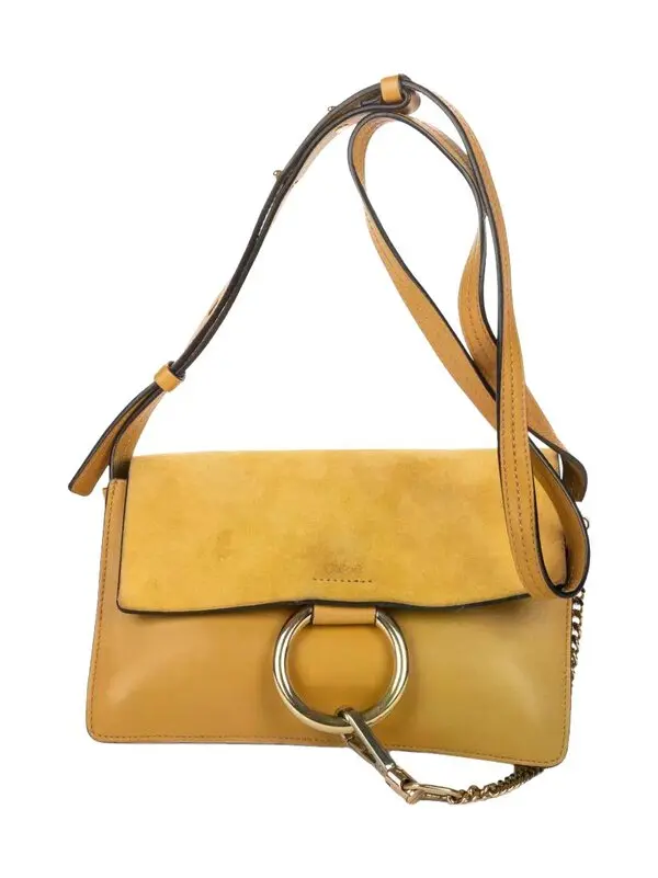 Chloé Small Faye Shoulder Bag - Yellow
