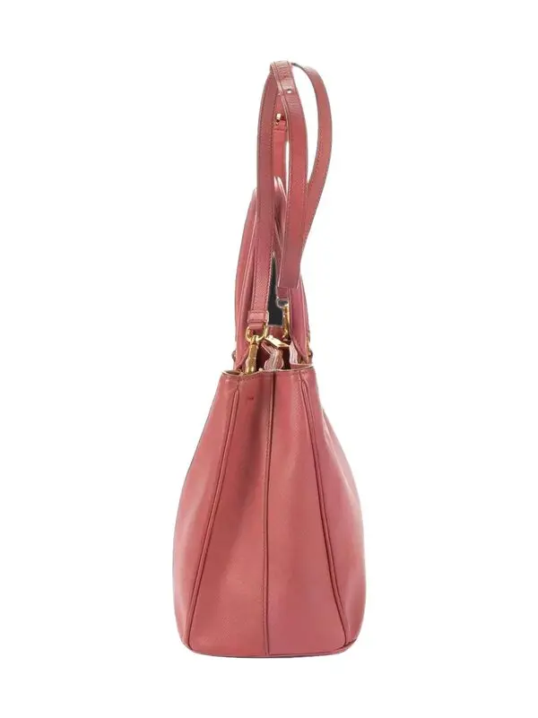 Prada Medium Galleria Two-way Handbag - Pink