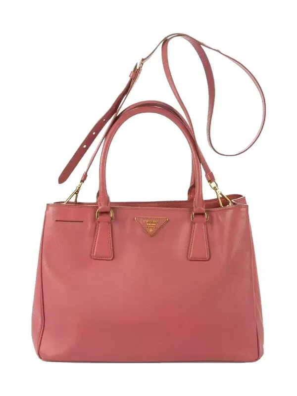 Prada Medium Galleria Two-way Handbag - Pink
