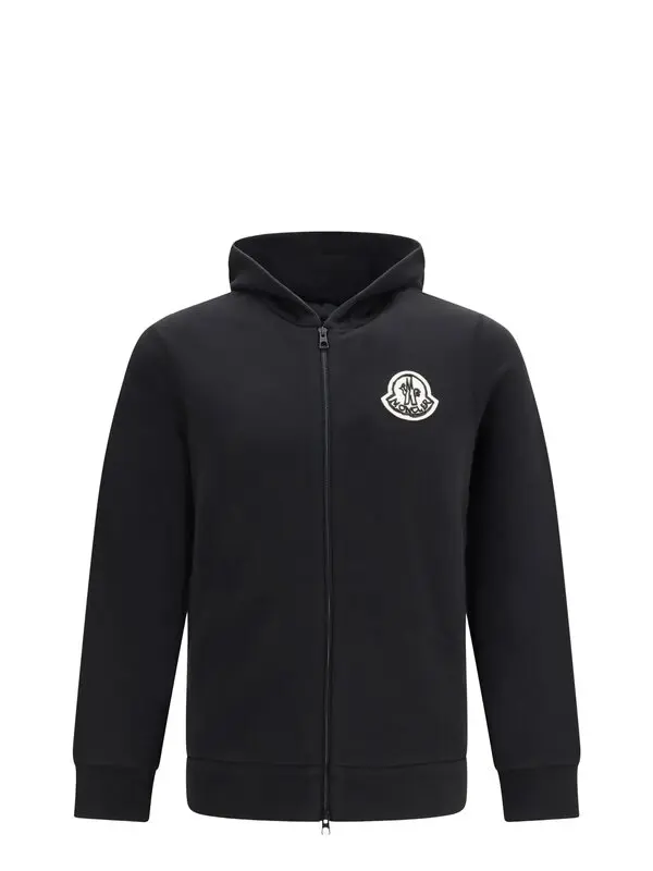 Moncler Hoodie With Logo - Black