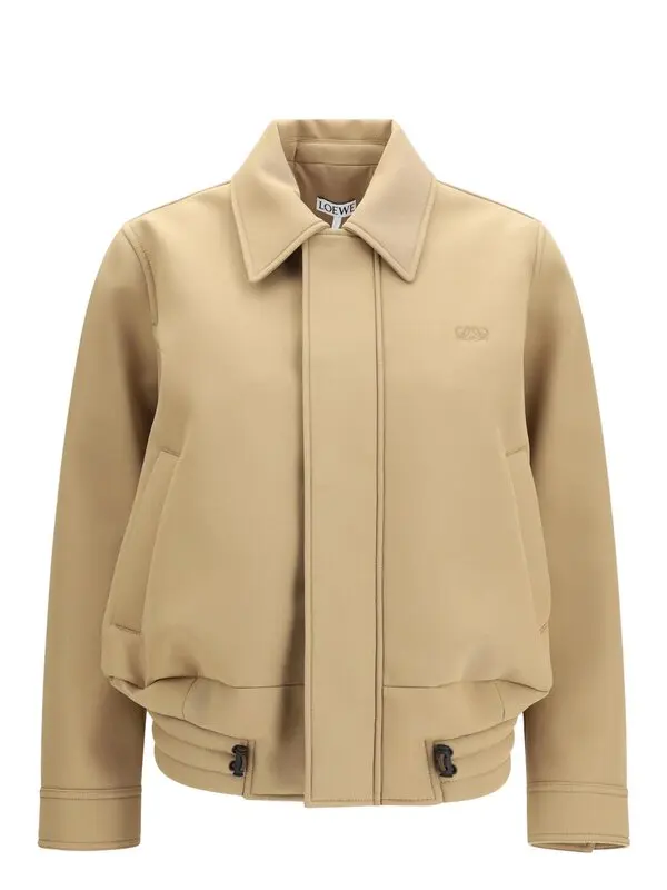 Loewe Cotton Utility Jacket - Beige
