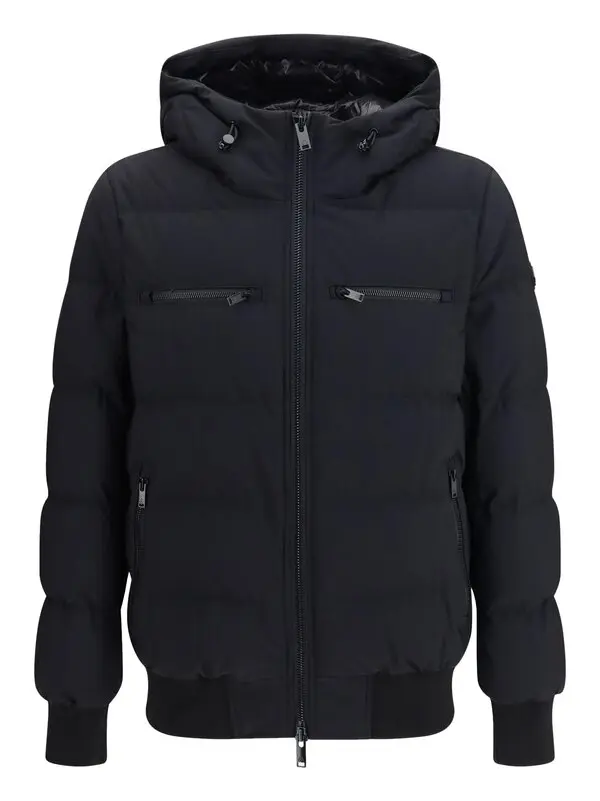 Moose Knuckles Soho Down Puffer Jacket Mae - Black
