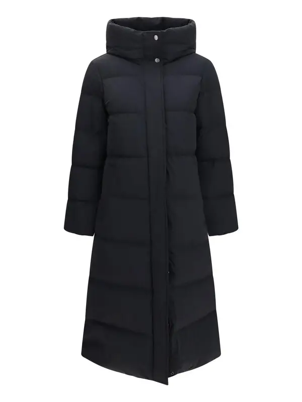 Woolrich Madison Quited Matt Stretch Nyon Puffer Jacket Femae - Black
