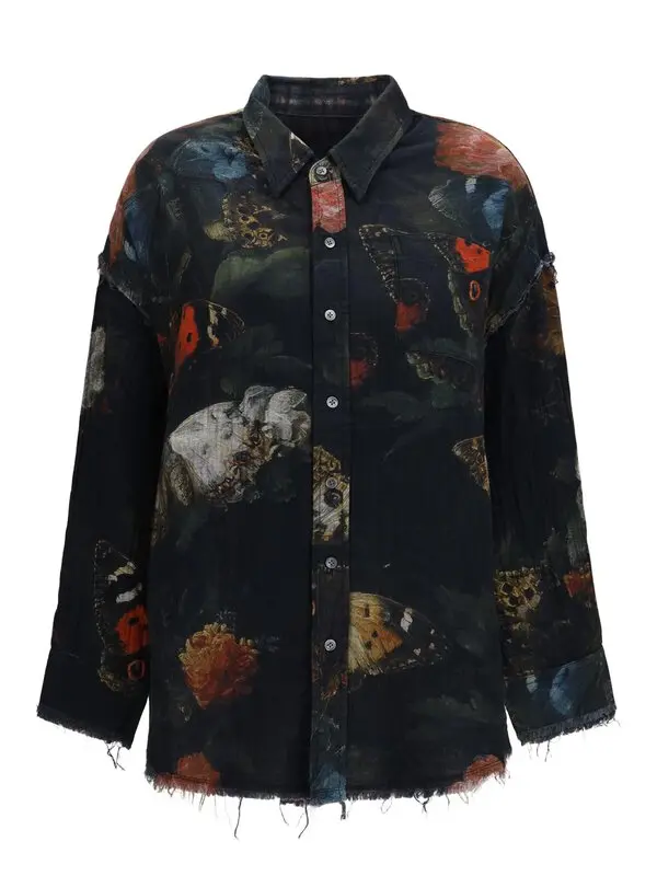 R13 Reverible Hirt - Black
