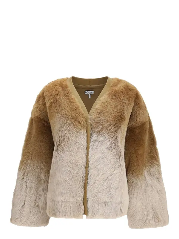 Loewe Shearling Jacket - Beige