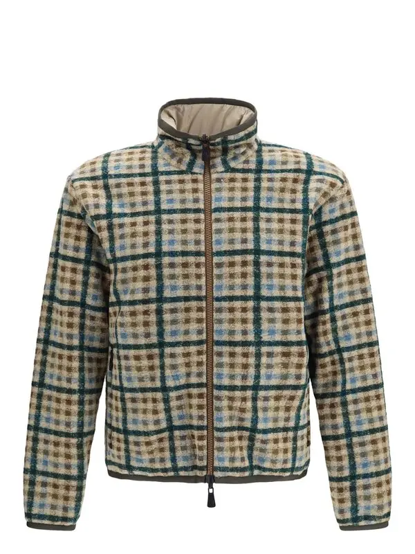 Moncler Reversible Teddy-effect Zip Sweatshirt - Multicolour