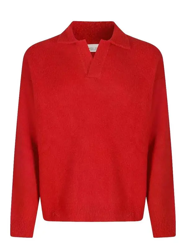 ROBERTO COLLINA Casentino Wool Sweater - Red