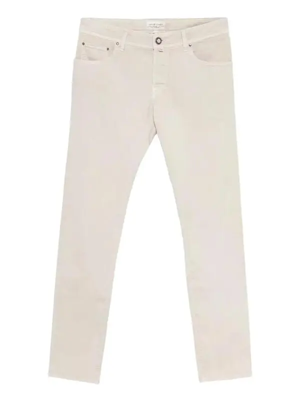 JACOB COHЁN Nick Slim-fit Trousers - Neutrals