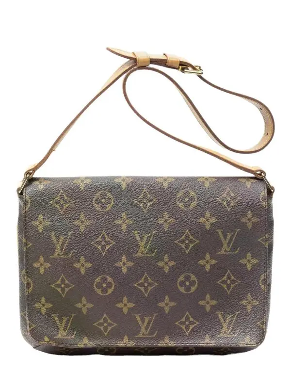 LOUIS VUITTON Musette Tango Monogram Shoulder Bag - Brown