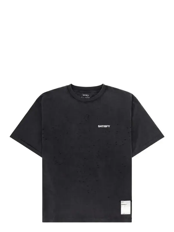 Satisfy Mothtech Distressed T-shirt - Black