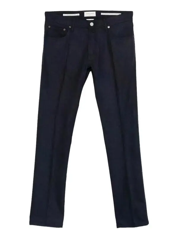JACOB COHЁN Bard Slim-fit Trousers - Blue