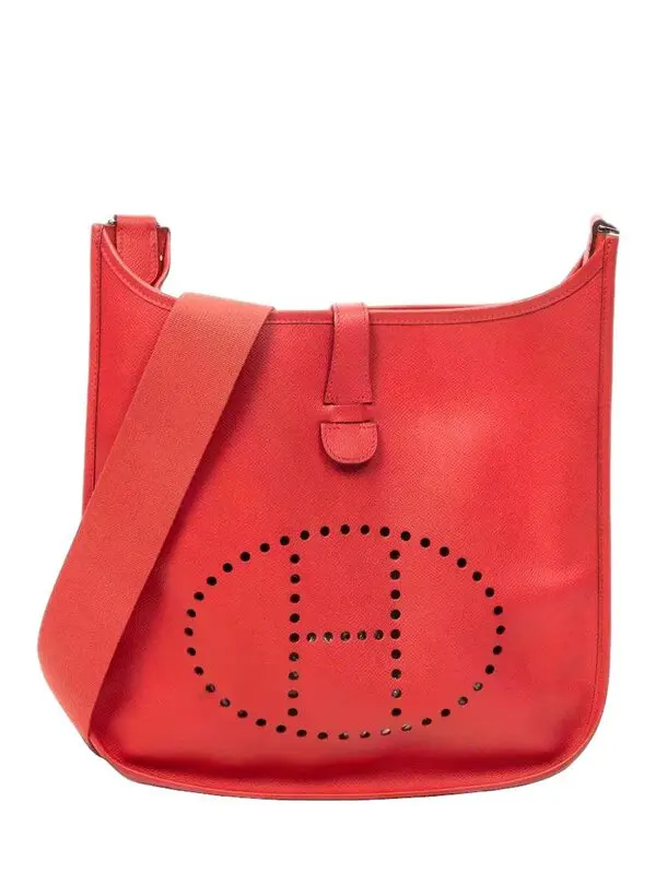 Hermès Gm Evelyne Iii Shoulder Bag - Red