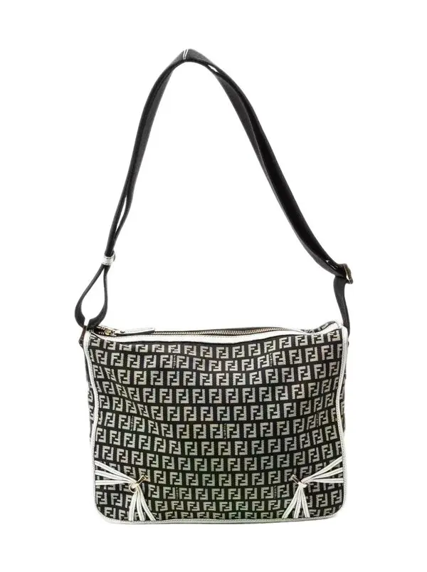 Fendi Triple-strand Zucchino Shoulder Bag - Black