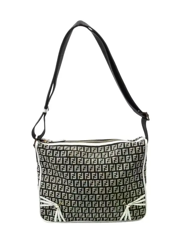 Fendi Triple-strand Zucchino Shoulder Bag - Black