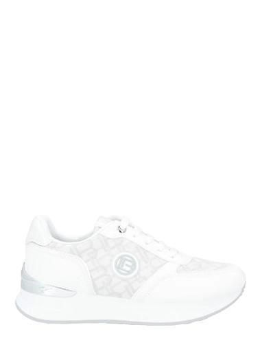 LAURA BIAGIOTTI Sneakers Size Synthetic Material, Textile Fibers - White