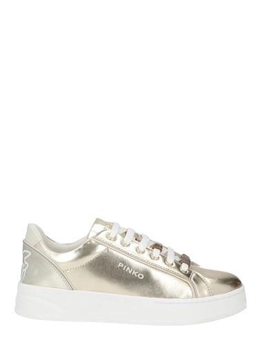 Pinko Sneakers Platinum Size Leather, Synthetic Material - Grey