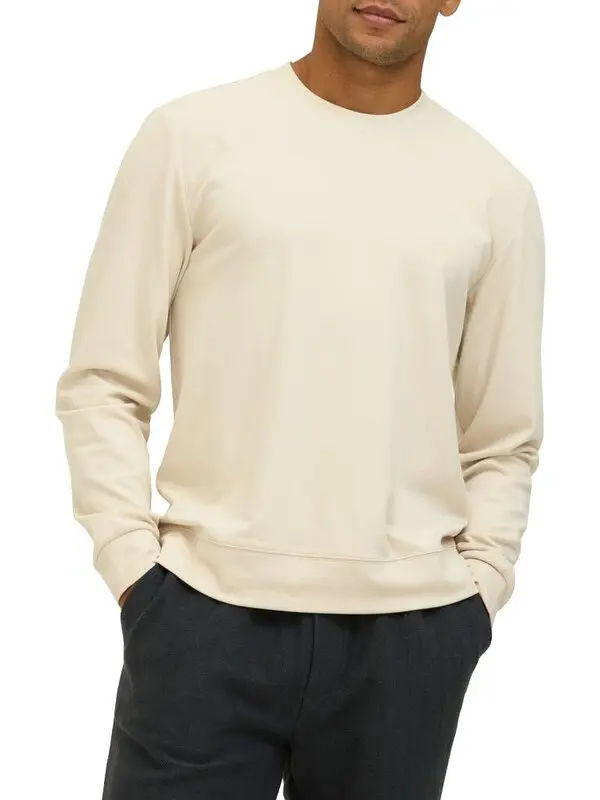 THREADS 4 THOUGHT Corey Fleeced Pullover - Tapioca