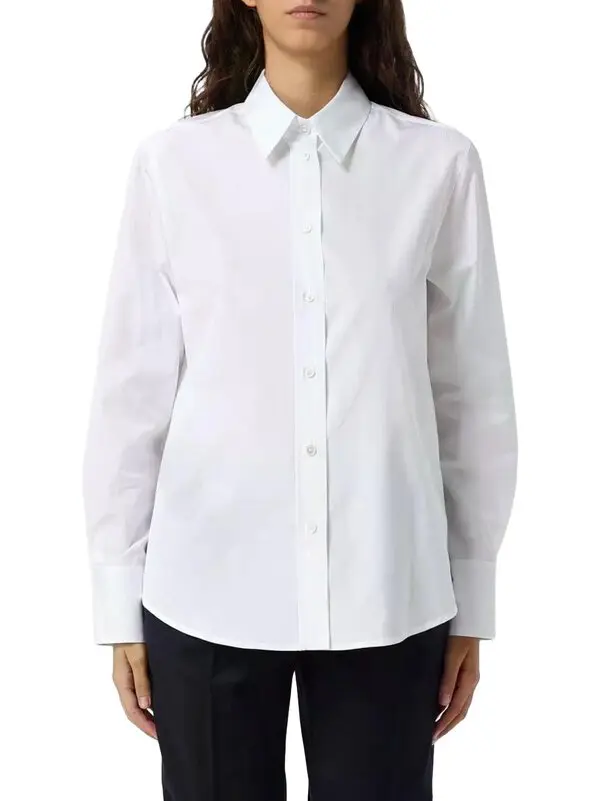 TELA Long-sleeve Button-down Shirt - White