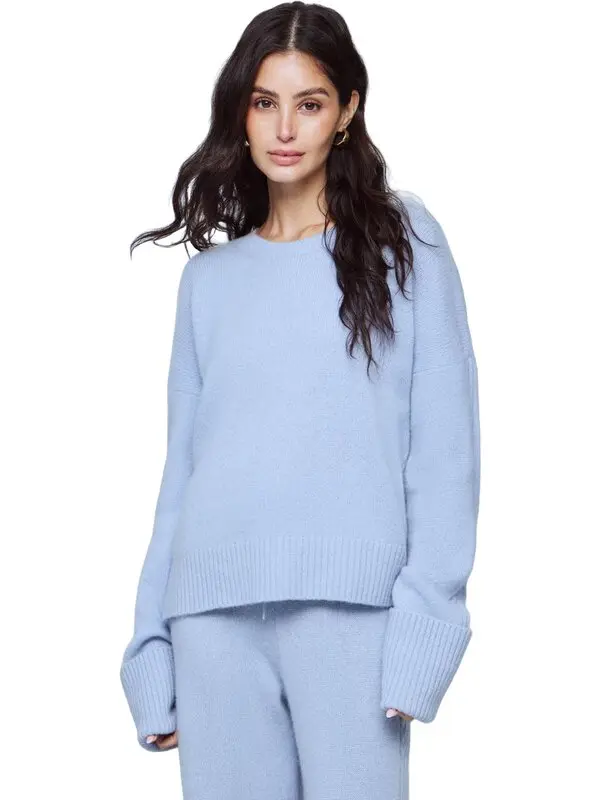 Splendid Tori Cashmere Cable Knit Sweater - Shell