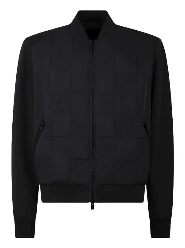 Moose Knuckles Hybrids Atlas Nylon Bomber Jacket - Black