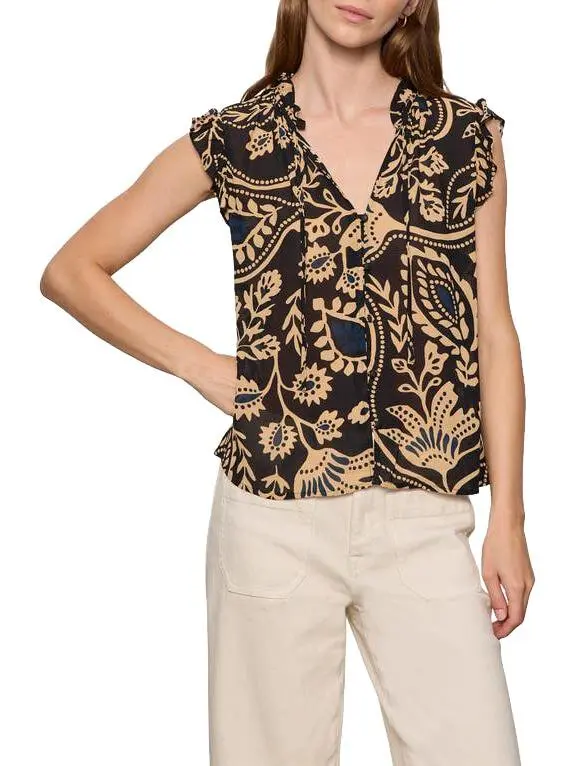Sanctuary Living It Best Button Top - Shapeshift Black