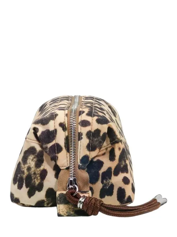 Bimba Y Lola Nesser Medium Wolf's-mouth Natural-leopard Nylon - Neutrals