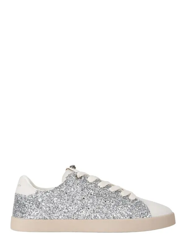 Kurt Geiger Glitter Britton Sneakers - Silver