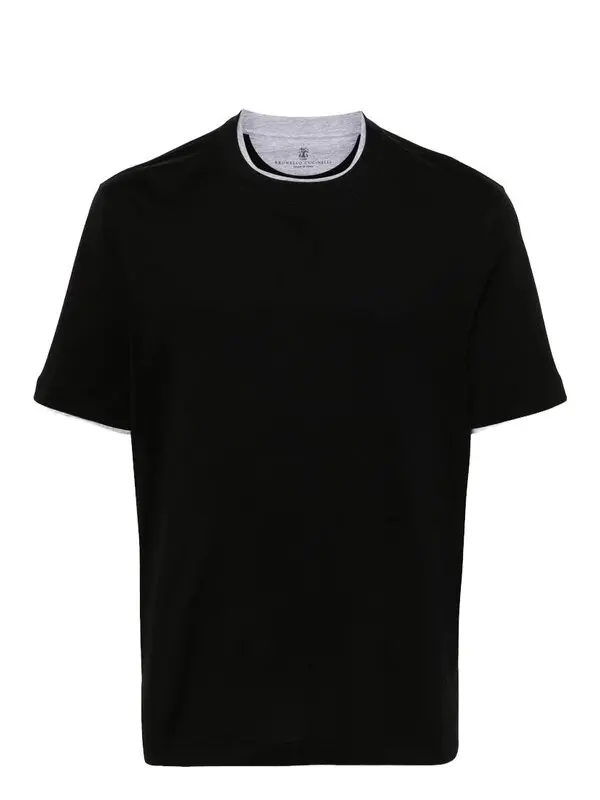 Brunello Cucinelli T-shirts & Vests T-shirts - Black