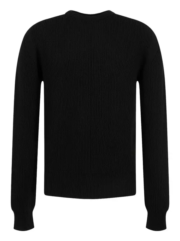 Rick Owens Fisherman Round Neck - Black