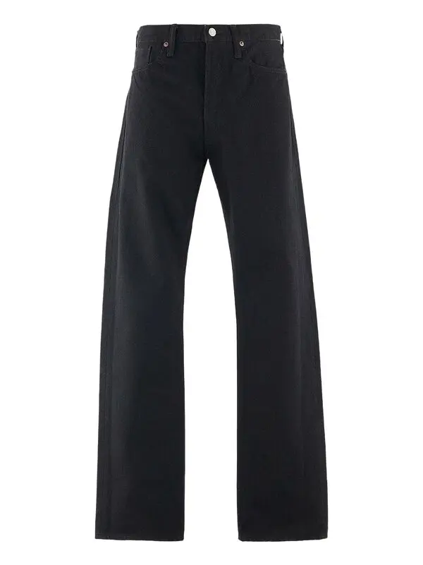 SAINT MICHAEL Denim Pants Straight - Black