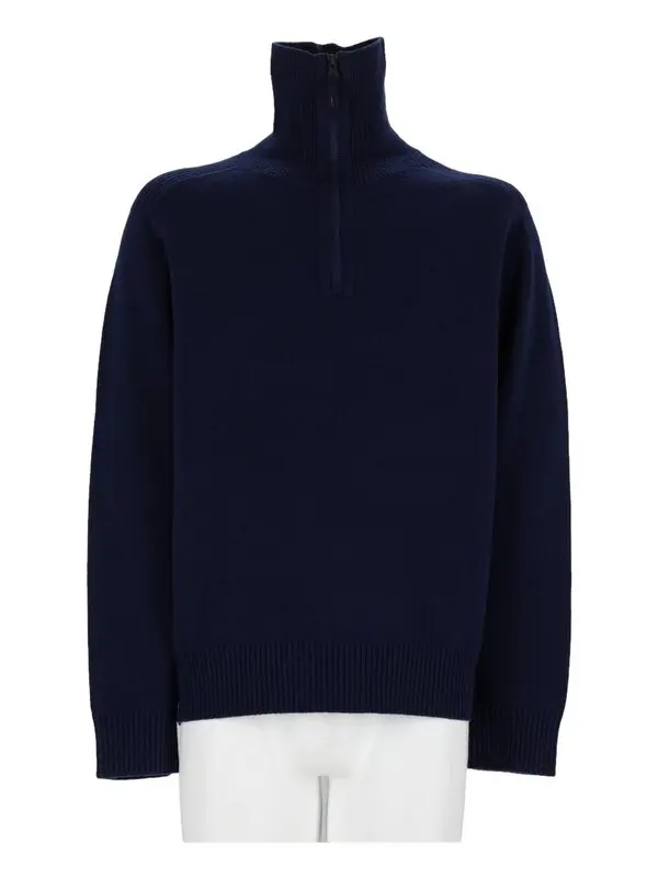 PARAJUMPERS Mini Sports Jacket In Virgin Wool Blend - Blue
