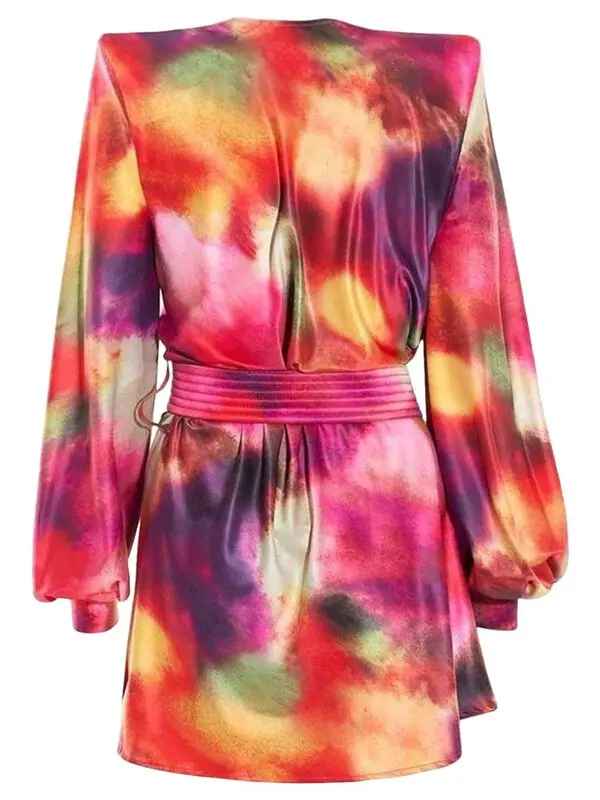 ZHIVAGO Cala Conta Tie-dye Mini Dress - Multi